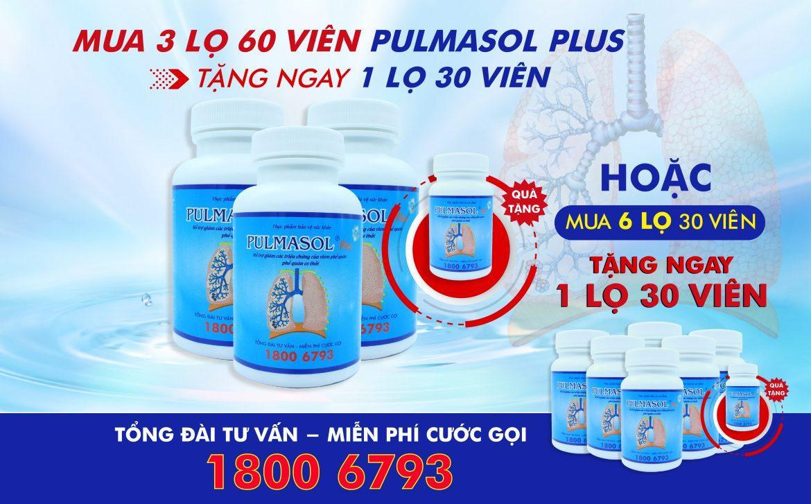 THÔNG BÁO: CHƯƠNG TRÌNH TÍCH ĐIỂM ĐỔI QUÀ - Pulmasol